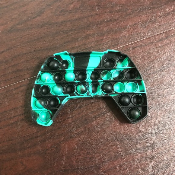 Toys | Black And Teal Game Controller Pop It | Poshmark